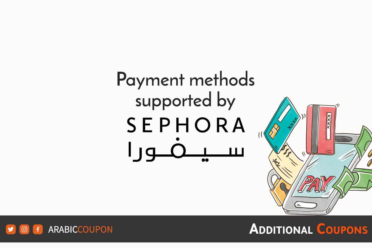 What are the payment methods from Sephora Jordan when shopping online