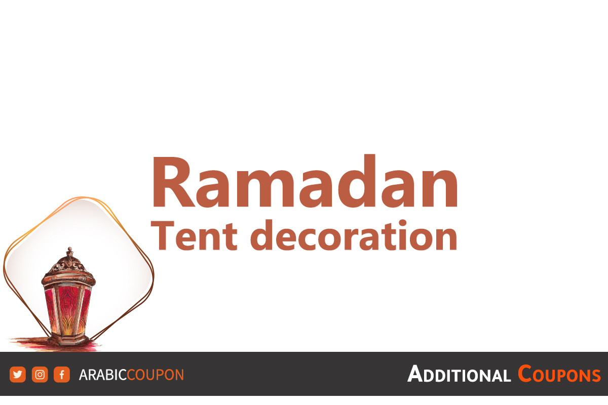 Decorate the homely Ramadan tents from NOON Jordan