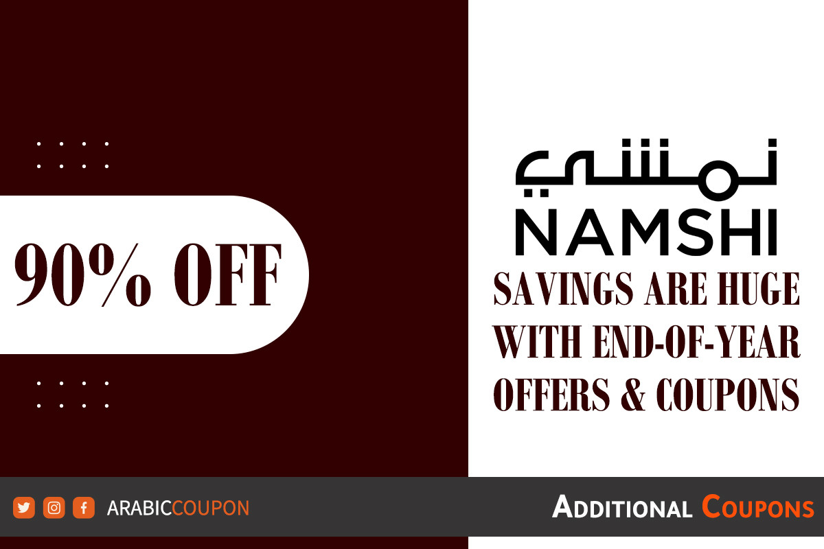 90% End-of-year offers with Namshi coupon in Jordan